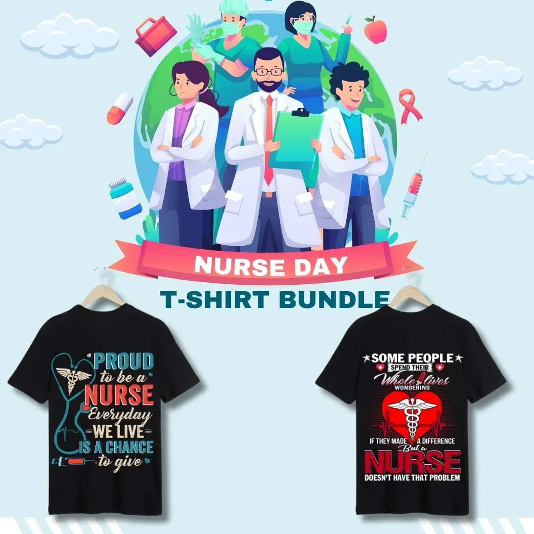 Nurse v2 T-Shirt Design Bundle - Digital Business Network